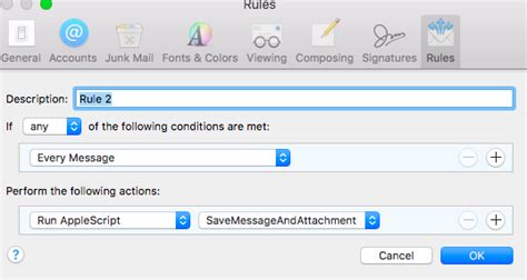 Mail Rules Run Applescript Apple Community