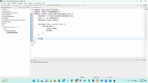 Java Program To Check Prime Number Prime Number Program In Java Youtube