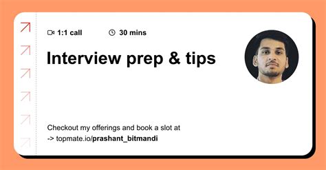 interview prep and tips with prashant bitmandi