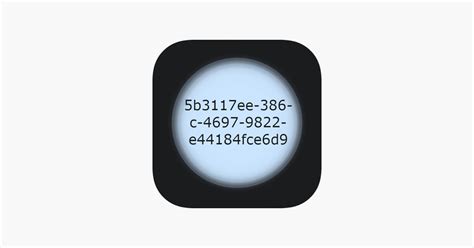 ‎uuid generator on the app store