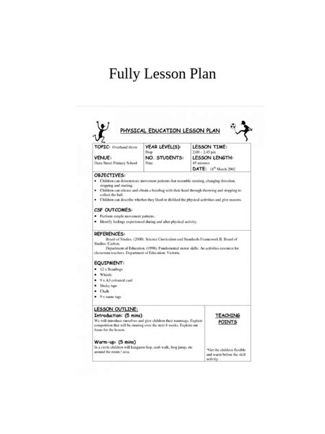 Lesson Plan Analysis Hsm Pdf