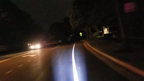 Nanrobot Rs7 Night Ride Raw Footage From Cell Phone Electric Scooter Youtube