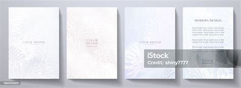 홀리데이 우아한 커버 디자인 세트 은색 파란색의 전나무 가지와 눈 덮인 배경 단일 이미지에 대한 스톡 벡터 아트 및 기타 이미지