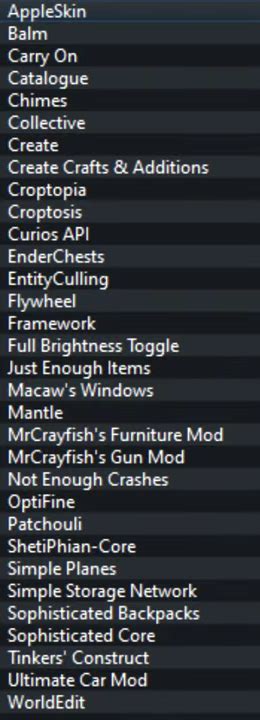 What Tipe Of Mod Related To Create Can I Add R CreateMod