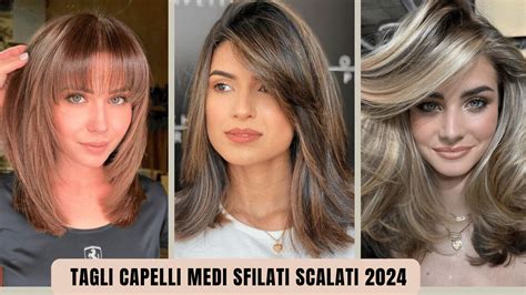 Tendenze Tagli Capelli Medi Scalati E Sfilati 2024 Acconciature