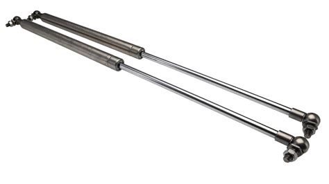 Rs Pro Stainless Steel Gas Struts With Ball And Socket Joint 605 0mm Extended Length 250 0mm