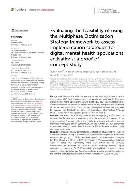 pdf evaluating the feasibility of using the multiphase optimization