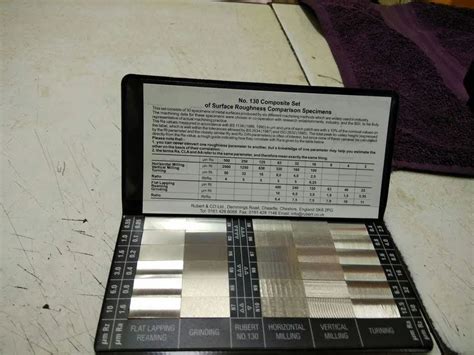 Manual Rubert England Surface Roughness Comparison Chart At ₹ 4500 In Pune