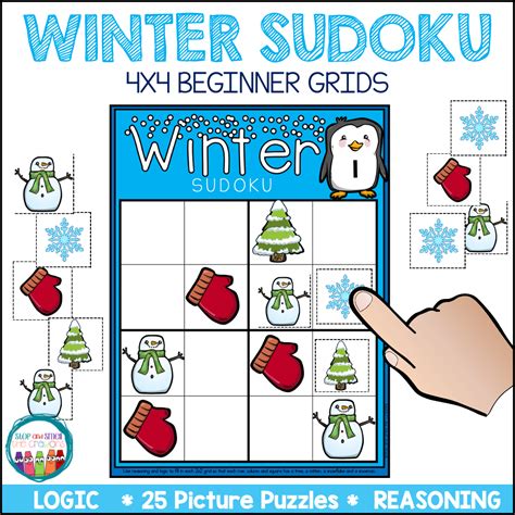 Sudoku Winter Puzzles Stop And Smell The Crayons