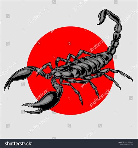 Black Scorpion Vector Illustration Design Vector Có Sẵn Miễn Phí Bản Quyền 1471666928