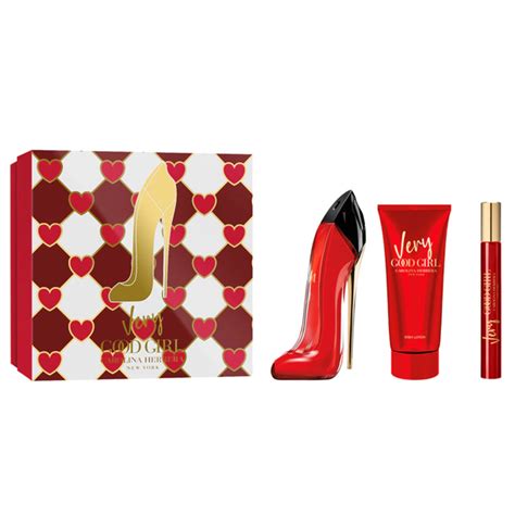 Very Good Girl By Carolina Herrera 80ml Edp 3 Piece T Set Perfume Nz