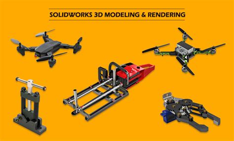 Do Solidworks 3d Modeling Product Rendering 2d Technical Drawings By Lasith Cad Fiverr