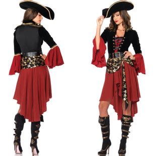 万圣节服装 女海盗服装外贸出口 游戏制服诱惑cosplay动漫 表演服 阿里巴巴