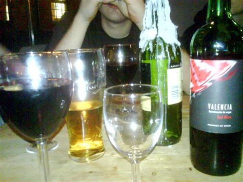 Alcohol Solves Problems Wine And Beer Combined Does Not Flickr