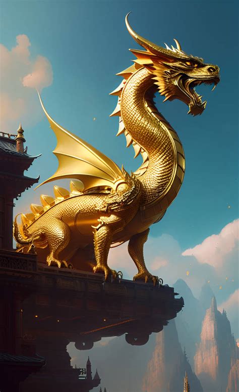 Goldendragon By Malegon On Deviantart
