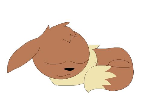 Eevee Sleep By Ladyfeliz On Deviantart