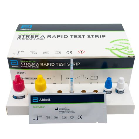 Strep A Test Kits By Innovacon Box Medical Supplies Equipment