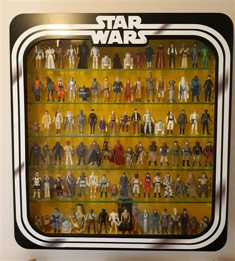 Star Wars Action Figure Display Case 32 X 35 X 3 Action Figure