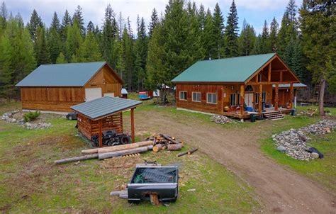 Montana Riverfront Cabin On 8 Acres 698k Country Life Dreams