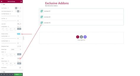 How To Configure And Style List Group Widget With Elementor Exclusive