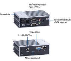 Fanless Embedded Box Computer Has Rugged IP Construction