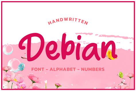 Debian Red Font Aplhabet Graphic By Fromporto · Creative Fabrica