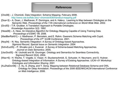 Data Integration Ontology Mapping Ppt