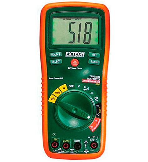 Buy Extech Ex470 12 Function True Rms Pro Multimeter Infrared Thermometer Ext Ex470
