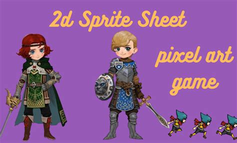 Design 2d Game Asset Character Sprite Sheet For Pixel Art Or Indie Game By Becky Expert0 Fiverr