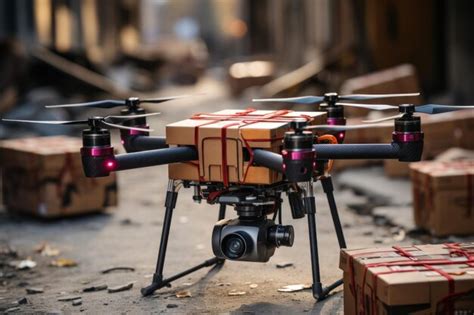 Premium Ai Image Emergency Response Drones Deliver Vital Medical Aid In Urban Density Futurism