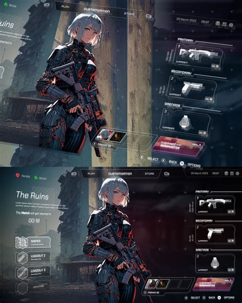 Fps Game Ui Behance