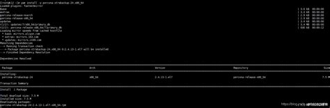 centos7安装 xtrabackup以及简单数据库备份恢复 centos7 安装percona xtrabackup备份mysql8 0