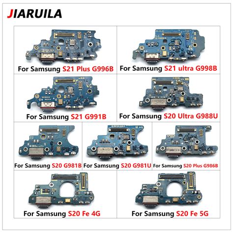 For Samsung S20 S21 Ultra Plus S20 Fe 4G 5G Dock Connector USB Charger Charging Board Port Flex
