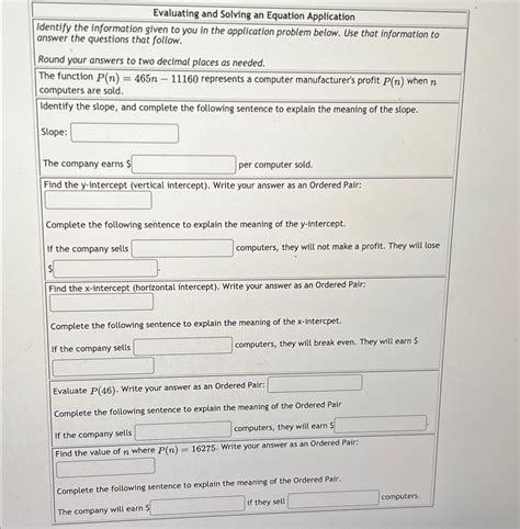 solved evaluating and solving an equation