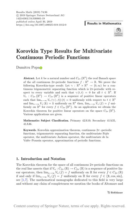 Korovkin Type Results For Multivariate Continuous Periodic Functions