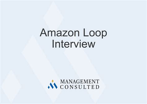 What Is Amazon Loop Interview At Nathan Brodzky Blog