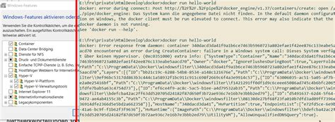 Docker Run Hello World Docker Error Response From Daemon Container 5c1a31536da44a · Issue