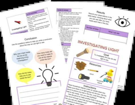 Light Shadows And Reflections Free Y3 Topic Hands On Education