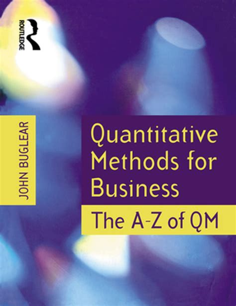 Quantitative Methods Book