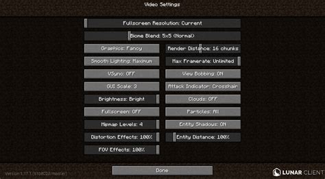 Lunar Client 1 17 Shaders Issue Minecraft