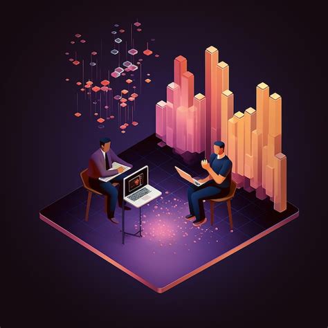 Premium Ai Image Isometric Design Computerbased Concept