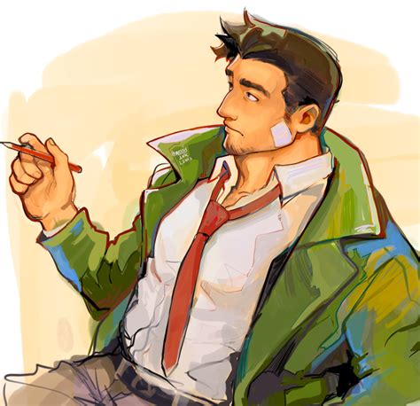 Dick Gumshoe Ace Attorney Drawn By Messyinklines Danbooru