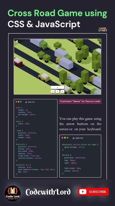 Game Building Using Html Css And Javascript Trending Viralshorts Webdesign Coding