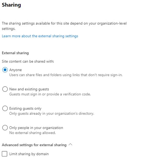 sharepoint anyone with the link can edit greyed out microsoft qanda