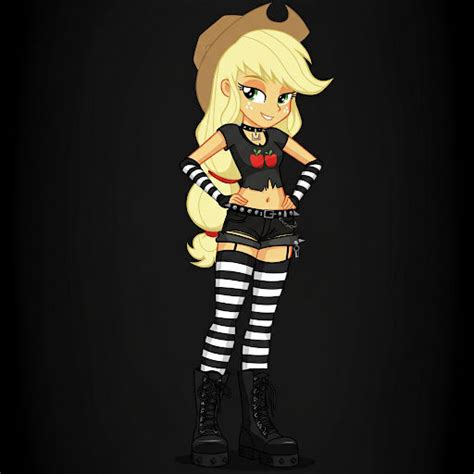 Emo Applejack By Rapidcorrus On Deviantart