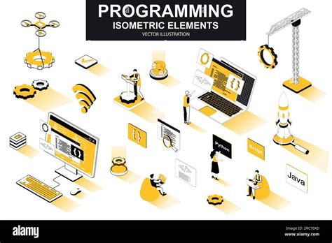 Full Stack Developer Background Stock Vector Images Alamy