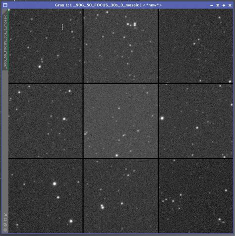 3x3 mosaic aberration inspector feature requests main sequence software