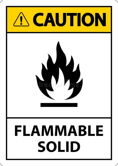 Flammable Solid Symbol
