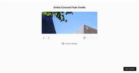Embla Carousel Fade Examples Codesandbox
