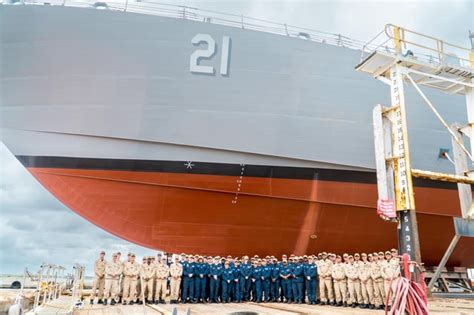 Uss Minneapolis Saint Paul Lcs 21 Before And After Undocking At The